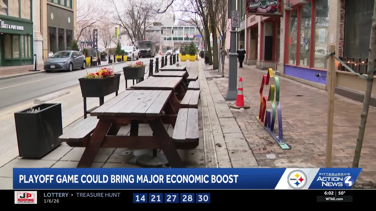 Small business owners anxious to cash in on Steelers home playoff game