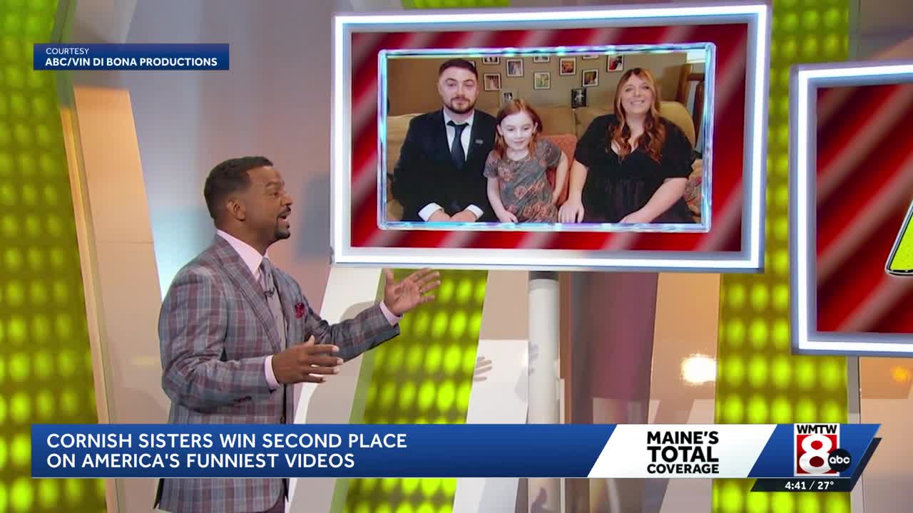 Maine family wins second place on 'America's Funniest Home Videos'
