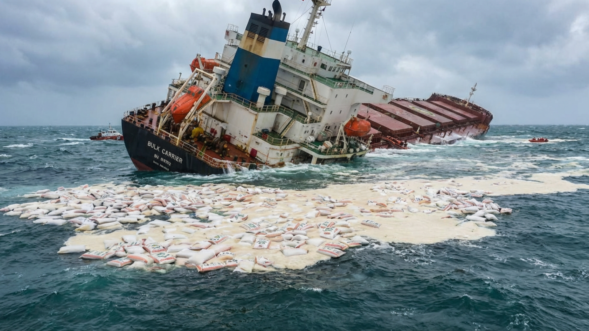 Why rice and grain cargo can capsize ships, angle of repose, stability ...
