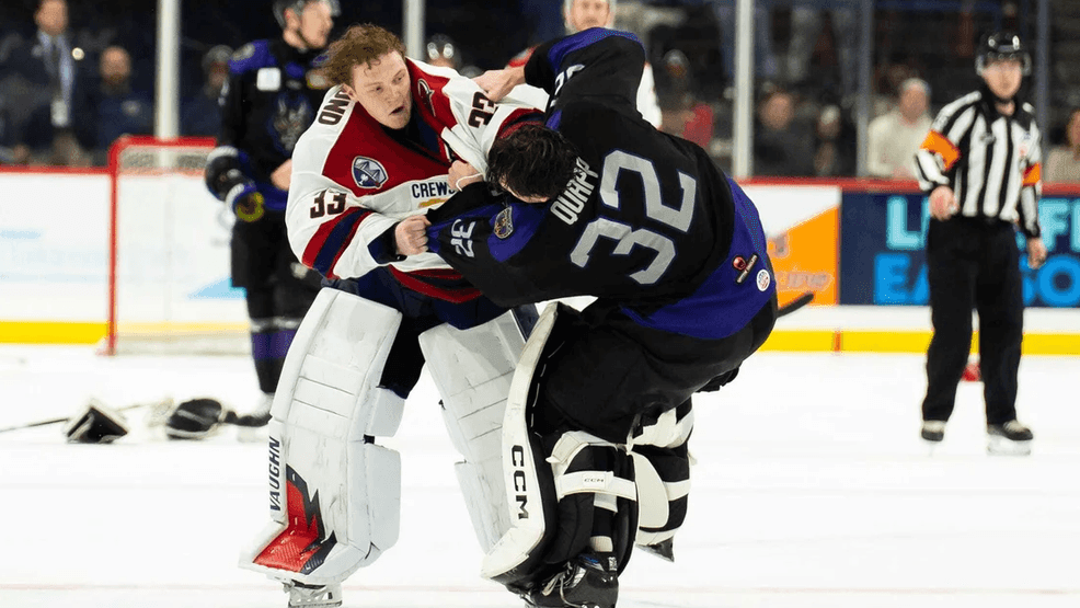 How does a goalie fight happen? Inside the rare hockey moment at the ...