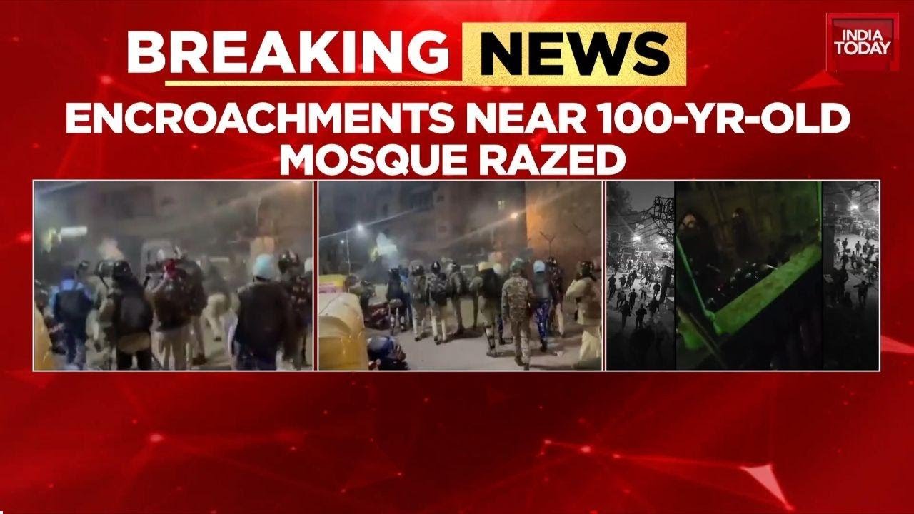 Delhi demolition: 'Five policemen injured' during demolition near Faiz ...