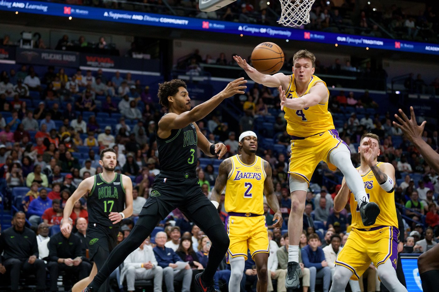 James and Doncic each score 30 to help the Lakers hold off the Pelicans ...