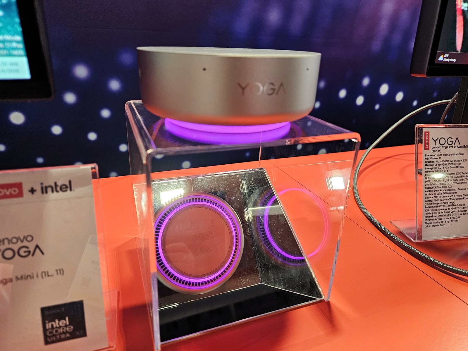 Lenovo’s Yoga Mini i is a cute, circular mini PC that lights up to ...