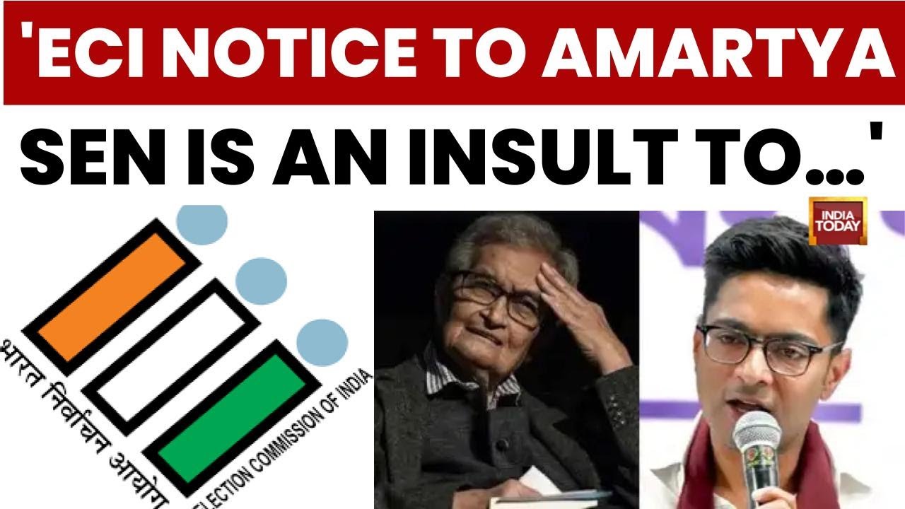 Abhishek Banerjee slams ECI over voter list notices to Amartya Sen and ...
