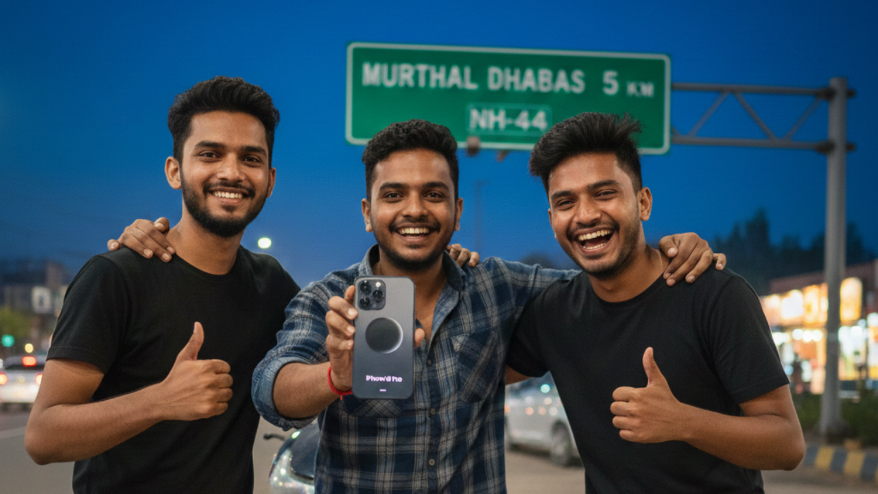 Murthal trip turns deadly: Man buys 'iPhone 16', takes friends out for ...