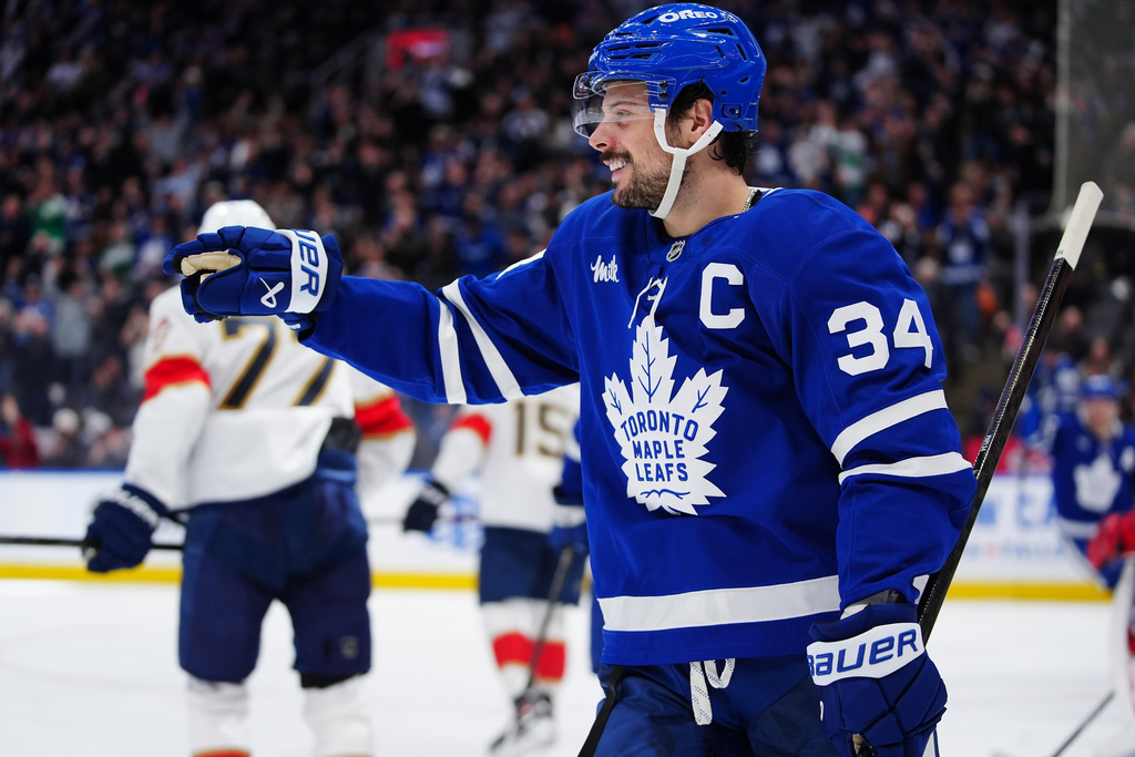 Leafs, Matthews pounce on Panthers for 4-1 win