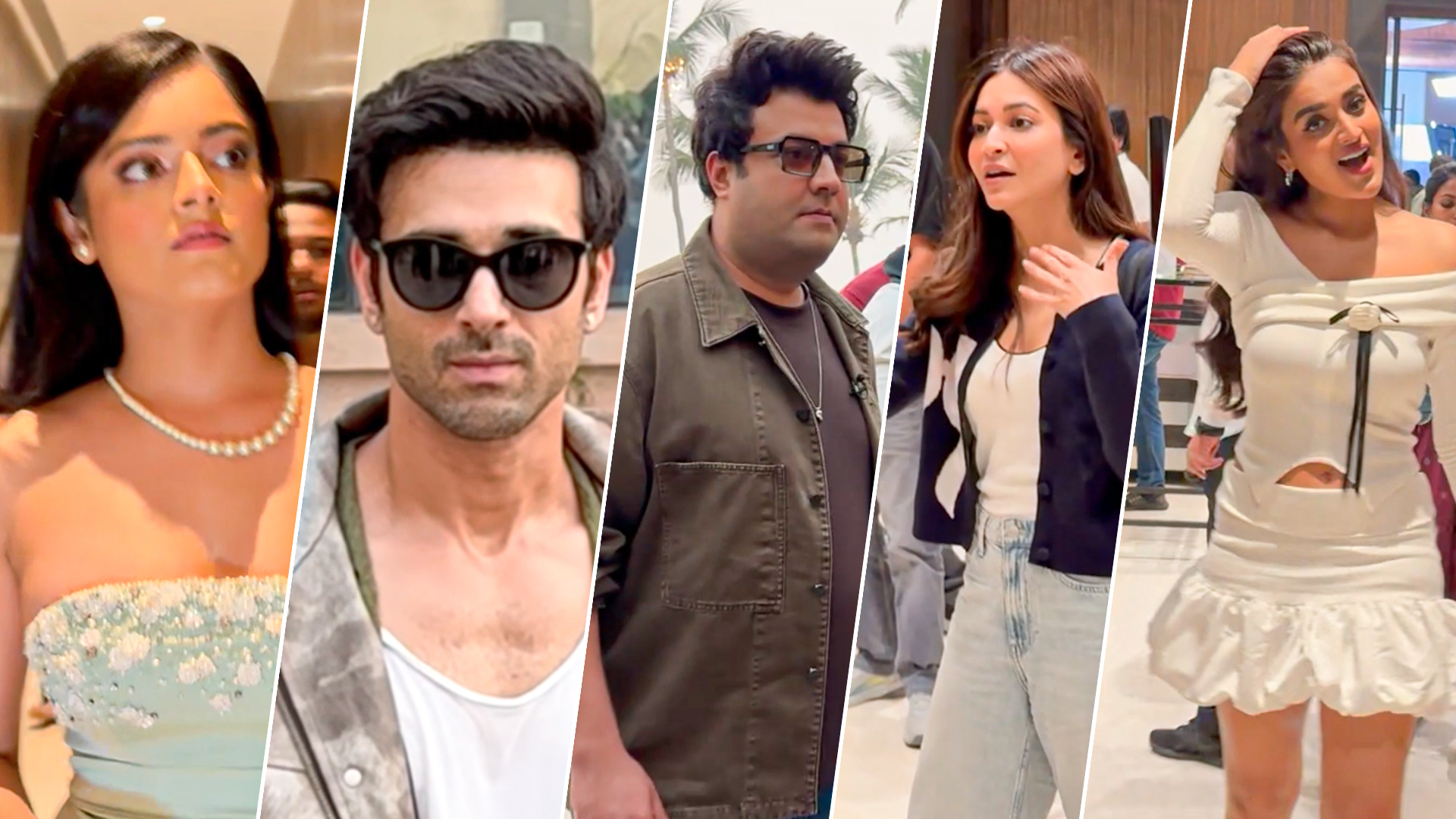 Candid n cute: Niddhi Agerwal, Pulkit Samrat, Kriti Kharbanda, Riddhi ...