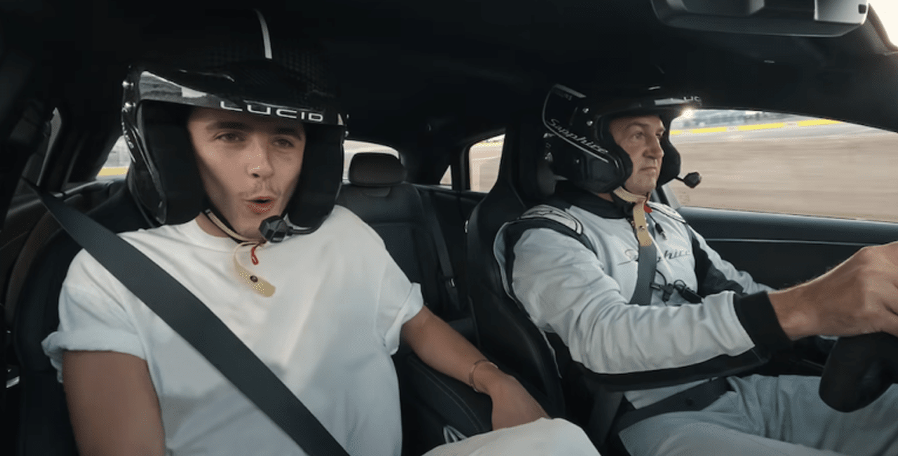Timothée Chalamet just took a 1,234-HP ride that could make Elon Musk sweat