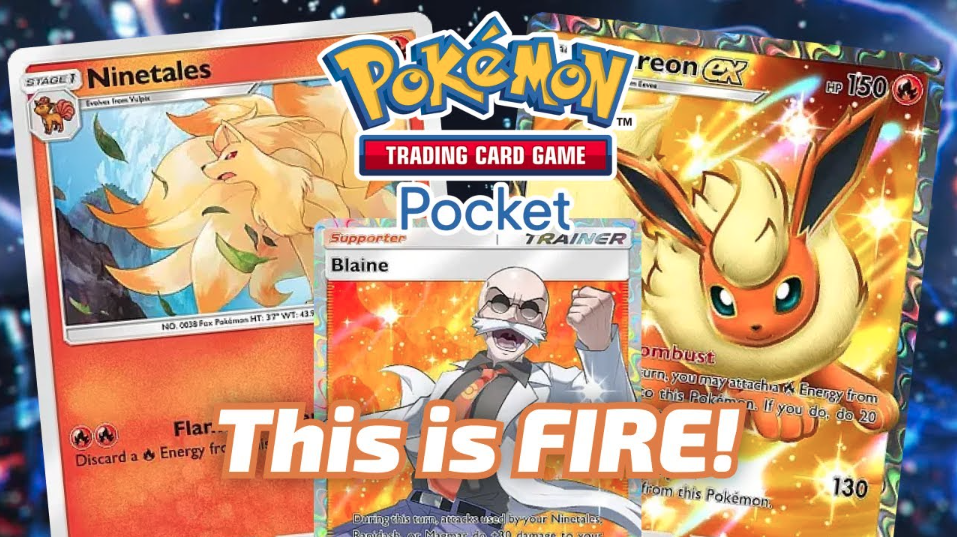 Ninetales Blaine Flareon EX is FIRE! Pokémon TCG Pocket Deck Highlight