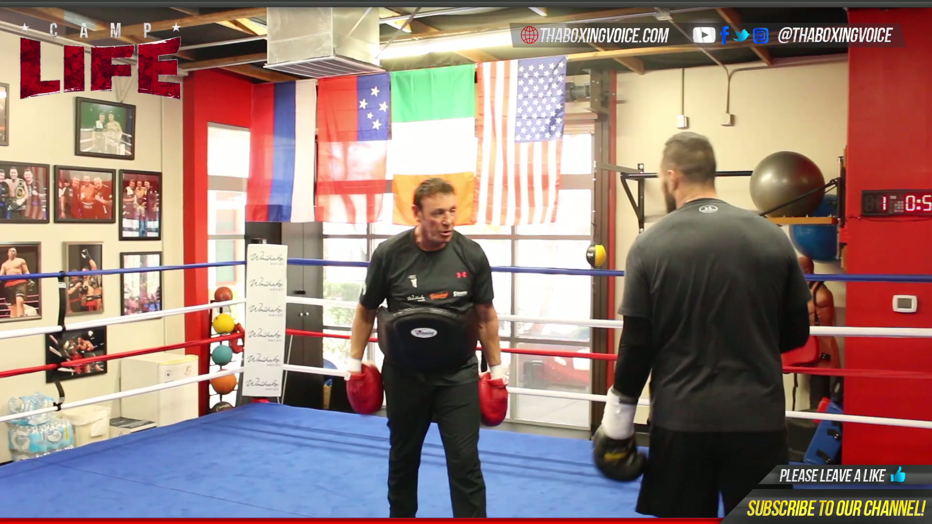 🔴Camp life Joseph Parker: Hitting mitts with authority👀🔥🥊 mitt work ...