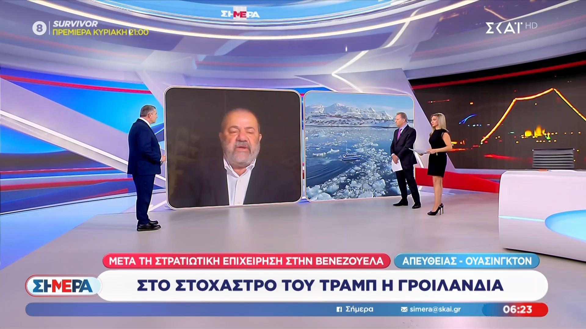 Μ. Ιγνατίου για Τραμπ: «Σκέφτεται τη στρατιωτική επιλογή για τη Γροιλανδία»
