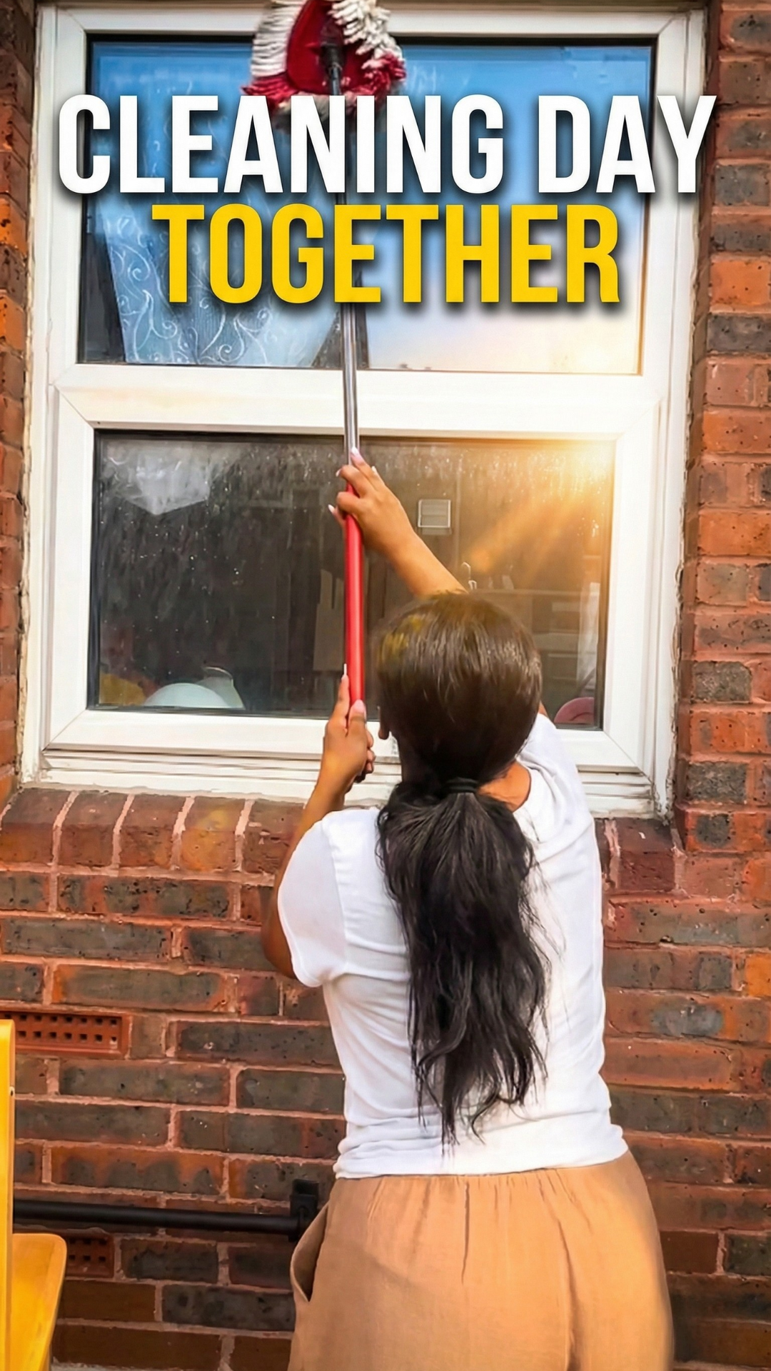 A day of cleaning windows with my 10-year-old