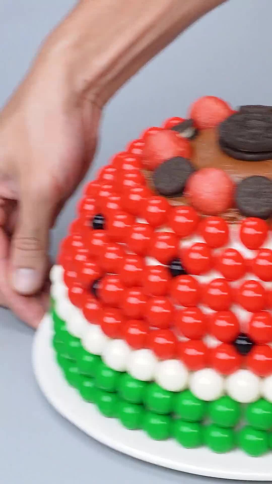 How to make easy watermelon fruit cake