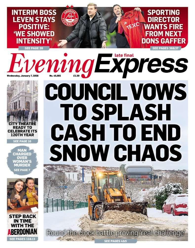 Scotland's papers: Big freeze 'to get worse' and footballer's dementia ...