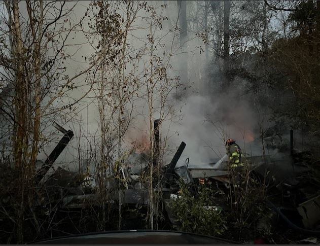 Untended trash fire becomes destructive barn blaze Tuesday evening in ...