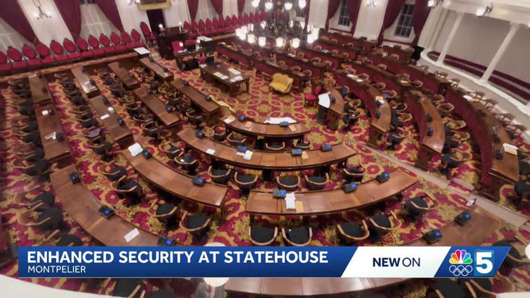 Security to heighten at Vermont's statehouse after spike in threats to ...