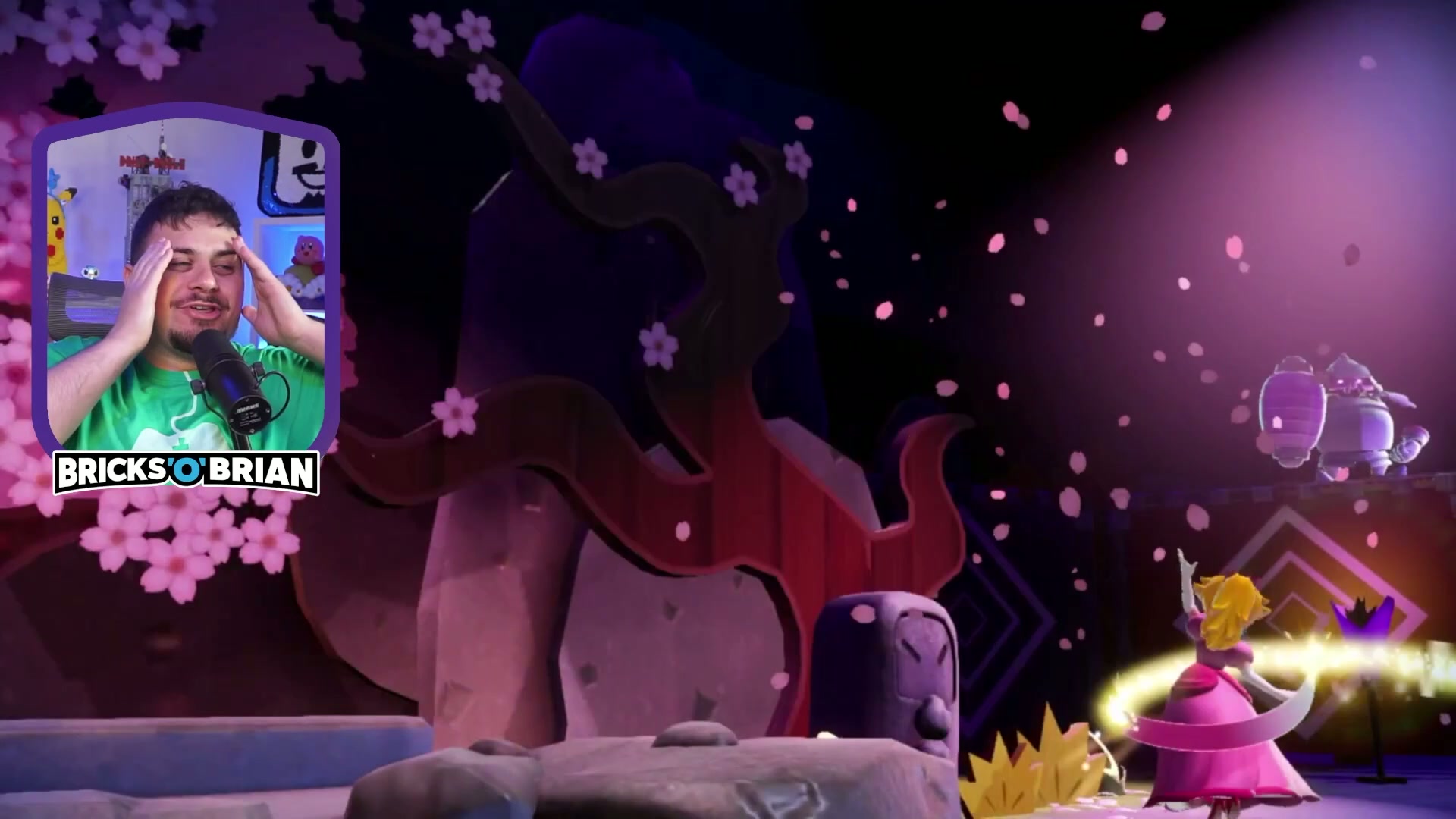 Luigi's Mansion Dark Moon + Princess Peach reaction