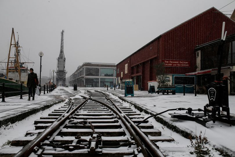 This is why Bristol hardly ever gets snow, even when the surrounding ...