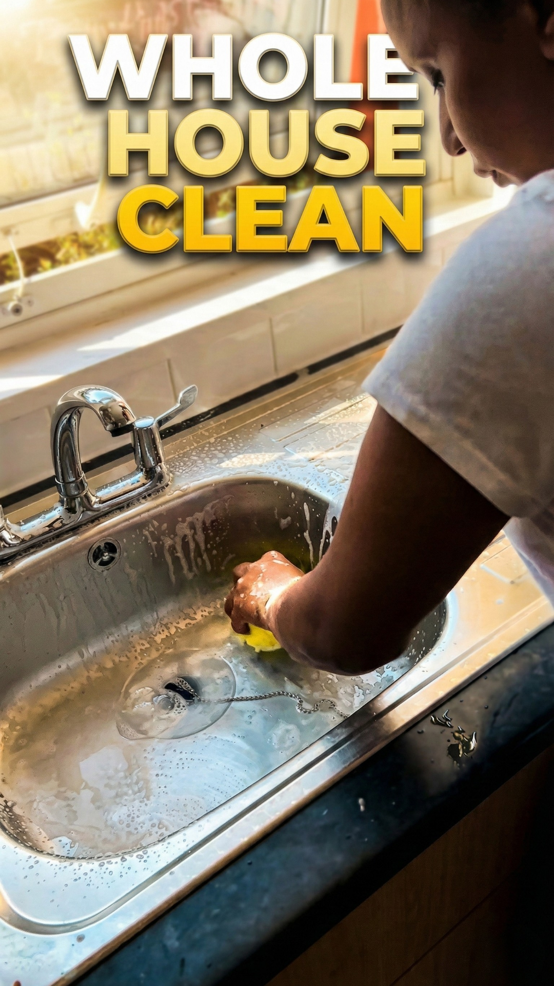 Clean with me cleaning the house