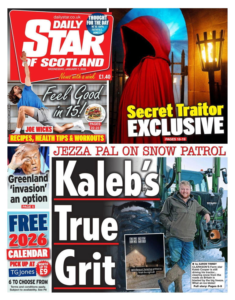 Scotland's papers: Big freeze 'to get worse' and footballer's dementia ...