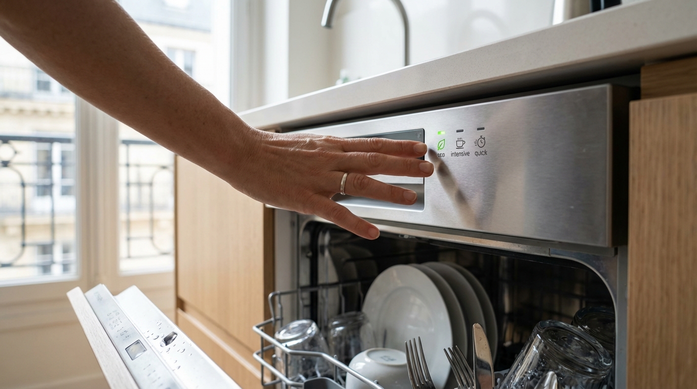 Ce réflexe avec le mode éco de votre lave-vaisselle peut abîmer l ...