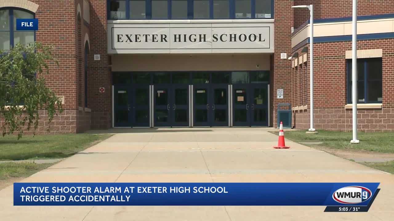 Active shooter alarm at Exeter High School triggered accidentally