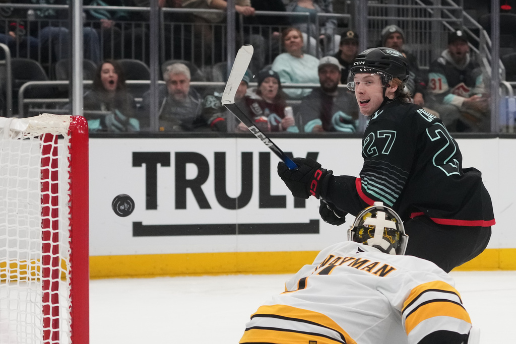 Berkly Catton scores first two NHL goals after enduring 27-game drought