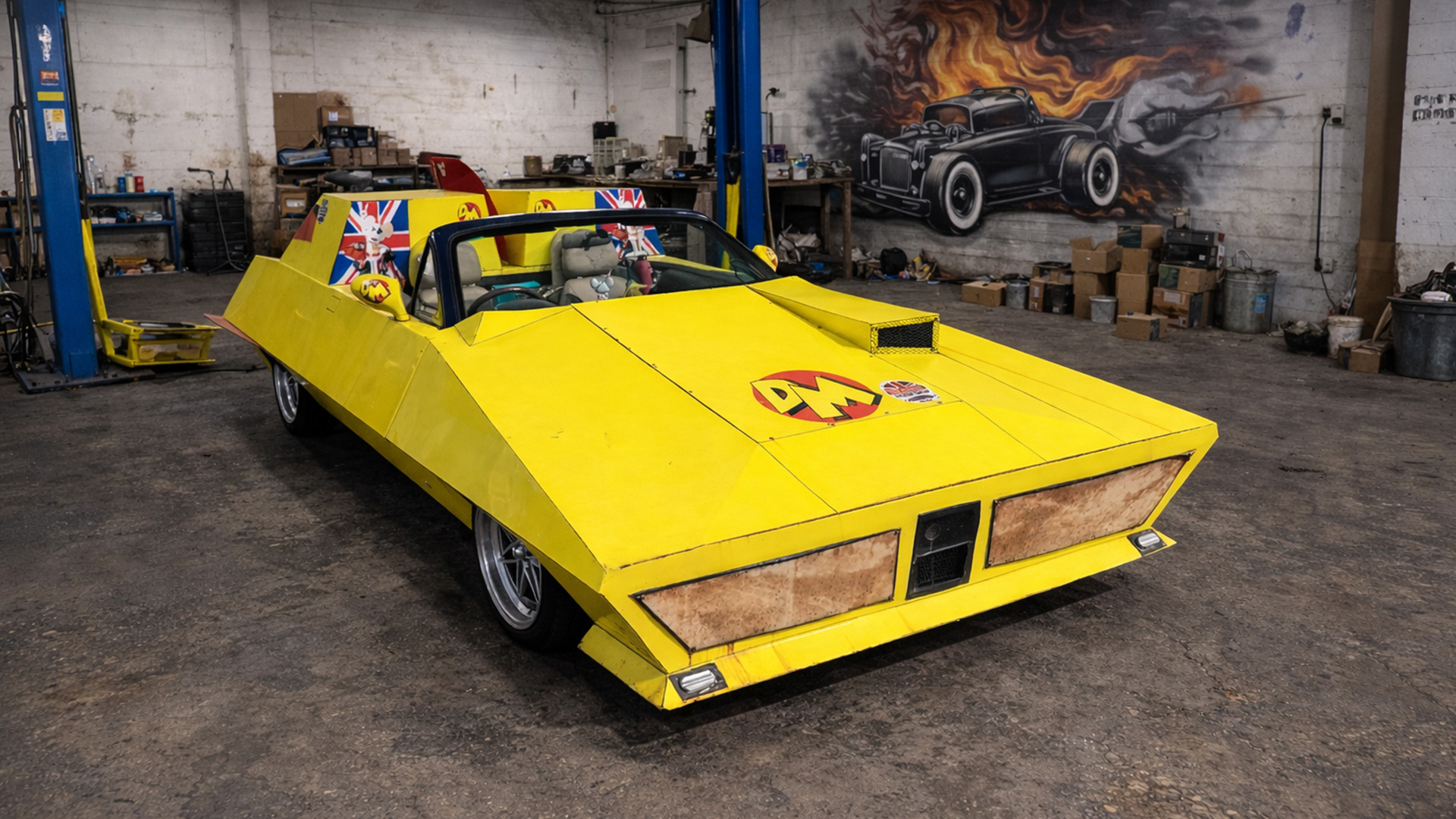 I bought an abandoned Danger Mouse car