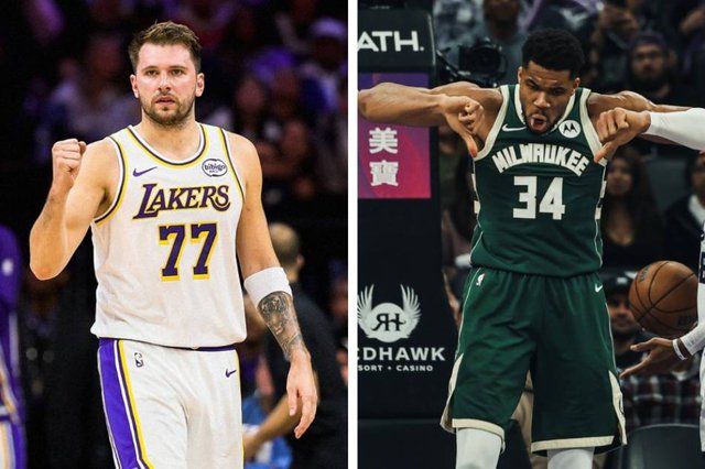 Doncic, Giannis lead NBA All-Star voting