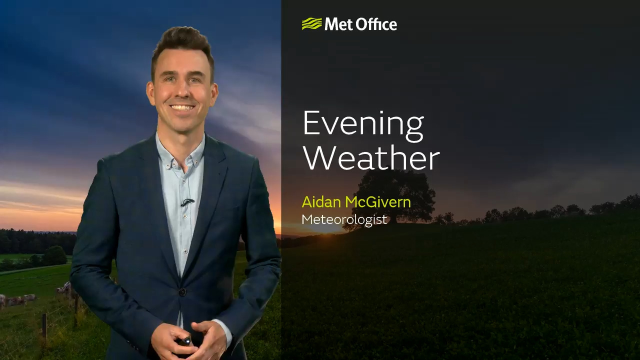 Met Office Monday evening weather forecast 29/09/2025