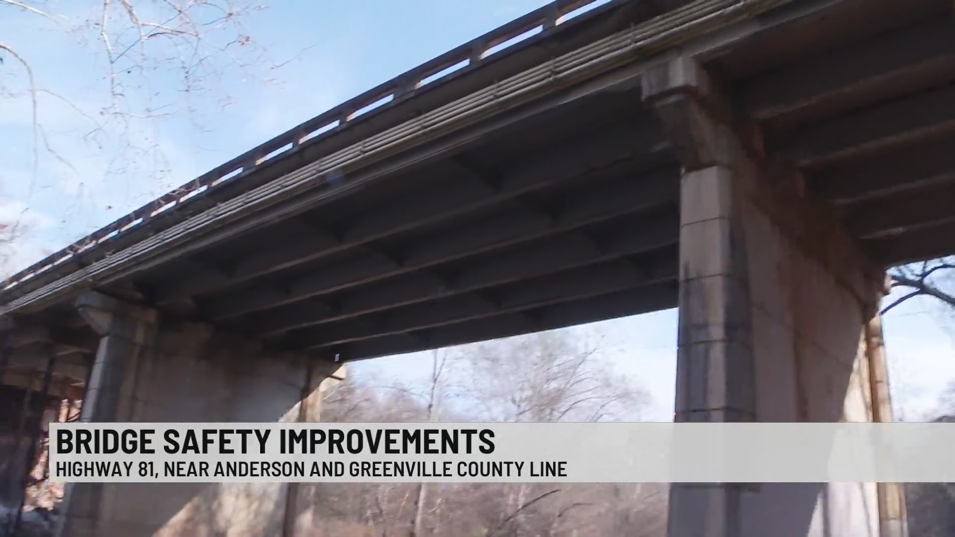 Officials work to repair SC 81 bridge over Saluda River