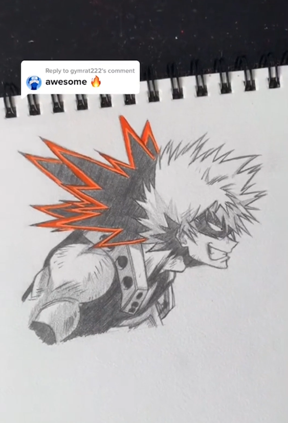 Bakugou My Hero Academia artwork | Fan art & illustration showcase