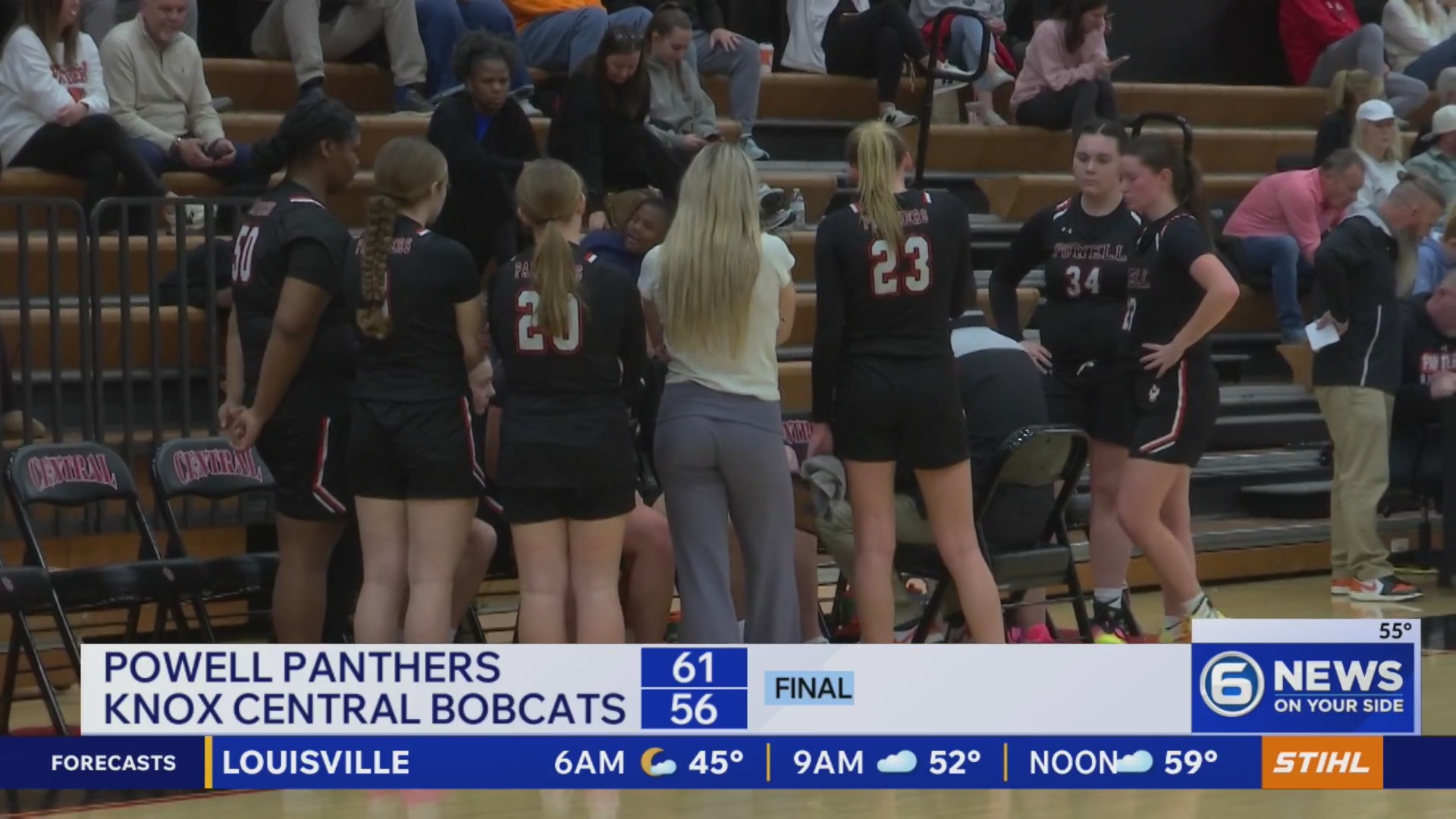 Knox Central basketball wins 59-50 over Powell