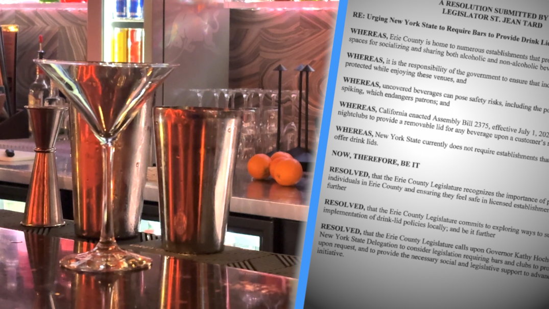 Erie County legislator pushes for drink lid law to prevent spiking
