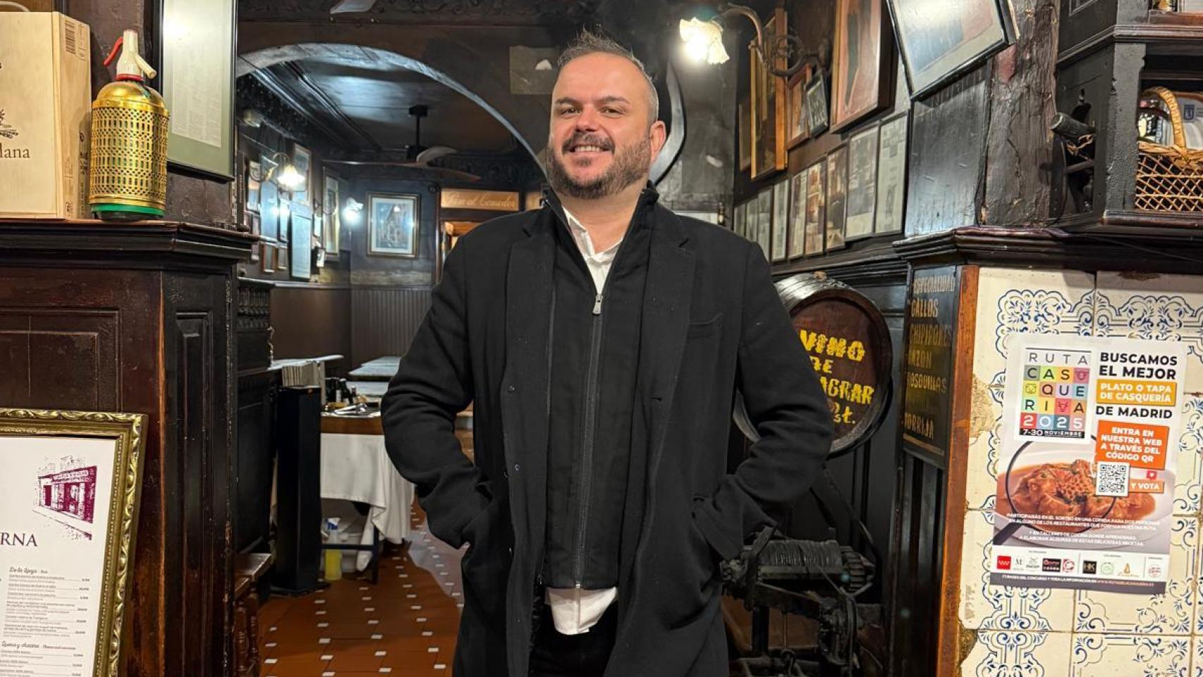 Raúl Luna está al frente de una taberna de 1787 en Madrid: fue famosa ...