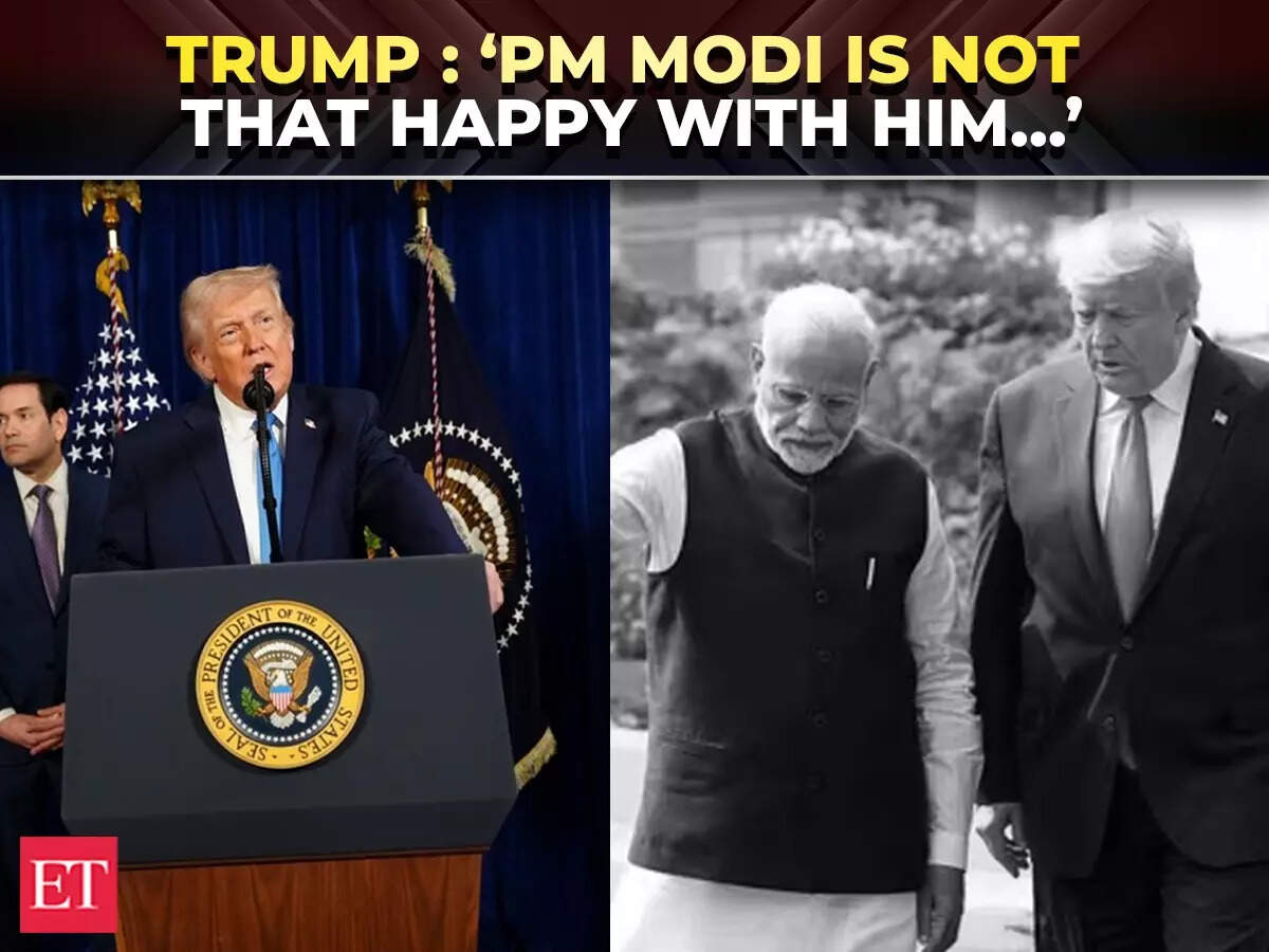 Trump says 'PM Modi not happy..', ex-NSA says 'Talk it out..'