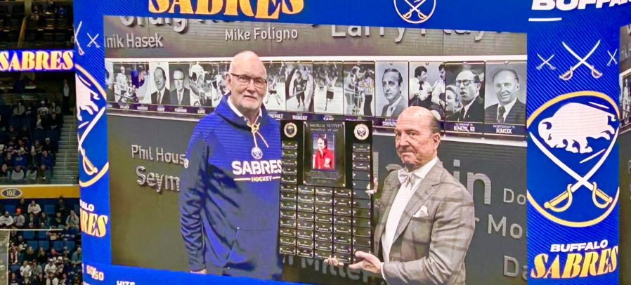 Buffalo Shamrocks coach Tom Barnett receives J Michael Duffett Memorial ...