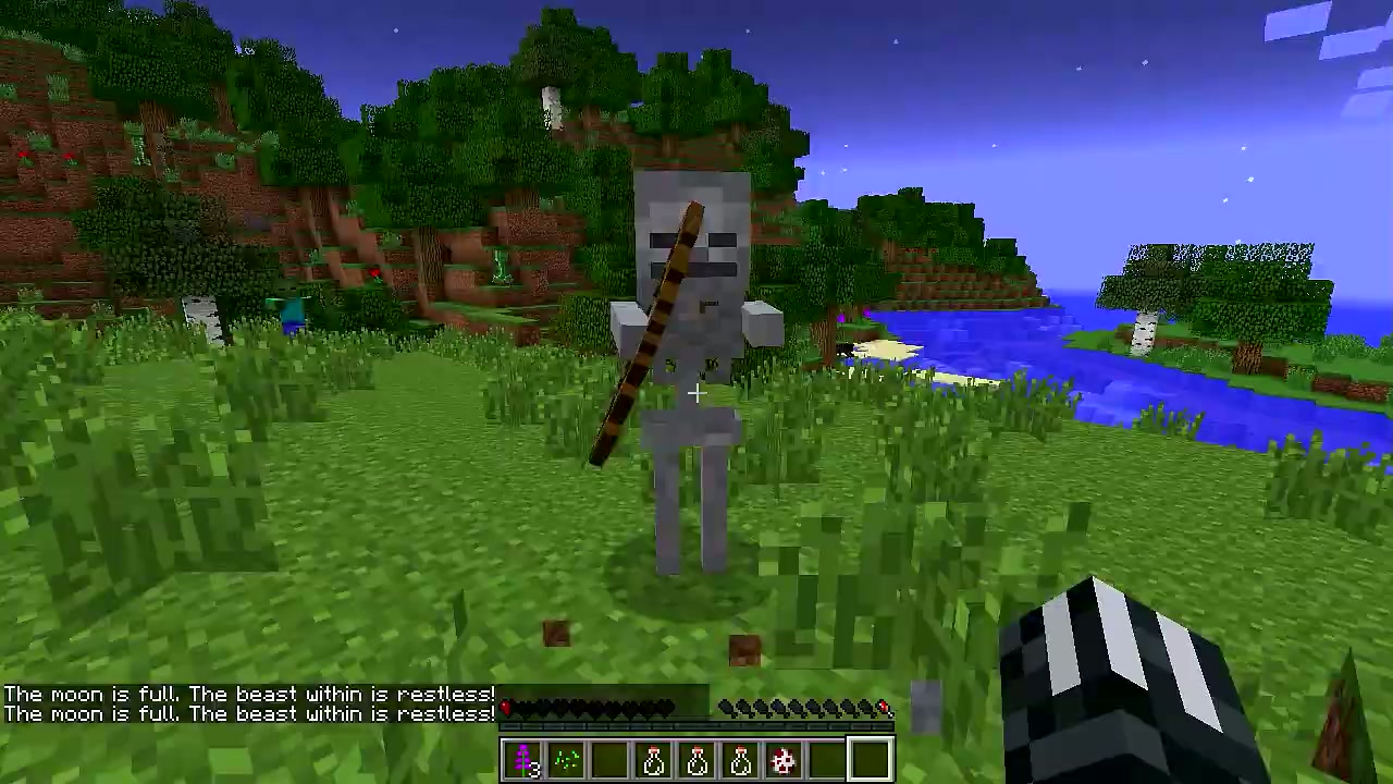 Minecraft mod: Seja um lobisomem! - Howling Moon mod