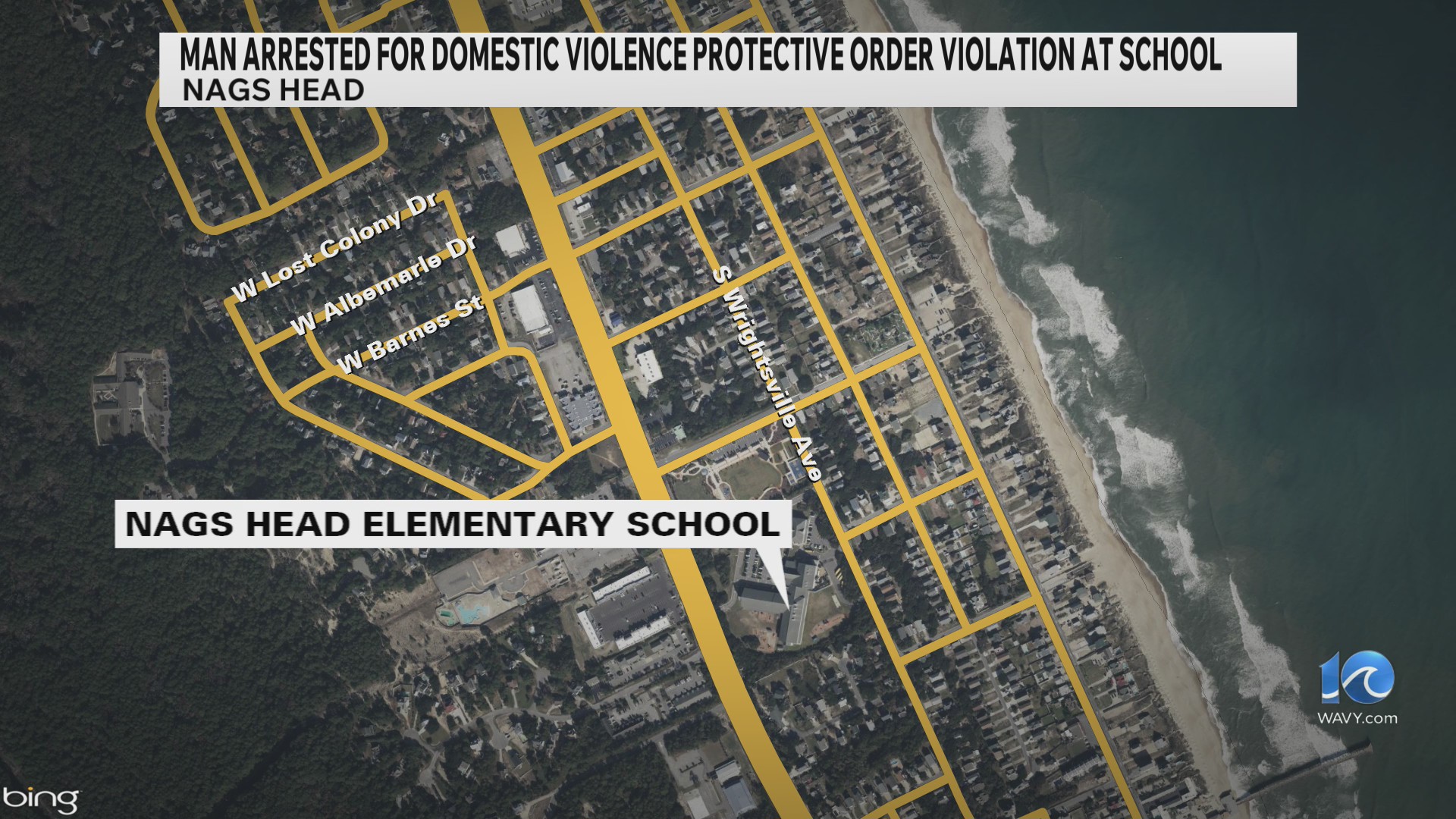 Arrest in Nags Head after alleged violation of order