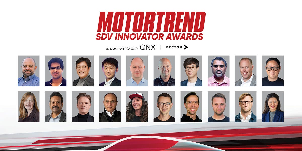 These 20 innovators are shaping the future of software-defined vehicles