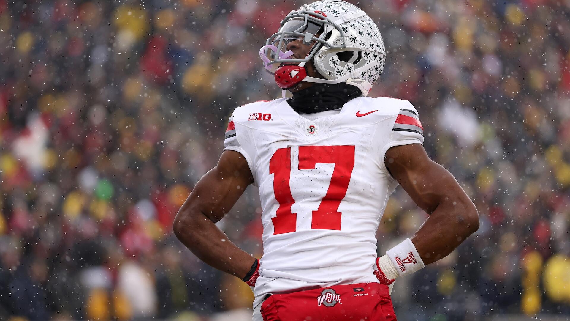 Carnell Tate declares for NFL draft: Ohio State WR projects as ...
