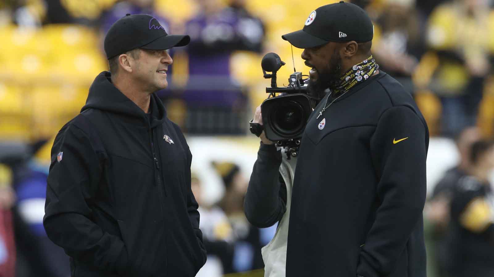Mike Tomlin quote perfectly highlights John Harbaugh’s Ravens tenure
