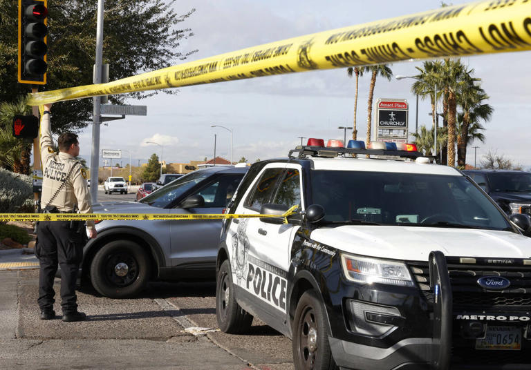 Officer shot person with machete in southeast Las Vegas, police say