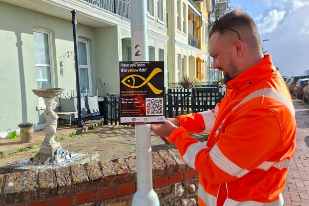 Yellow Fish campaign aims to clean up drains and protect the sea