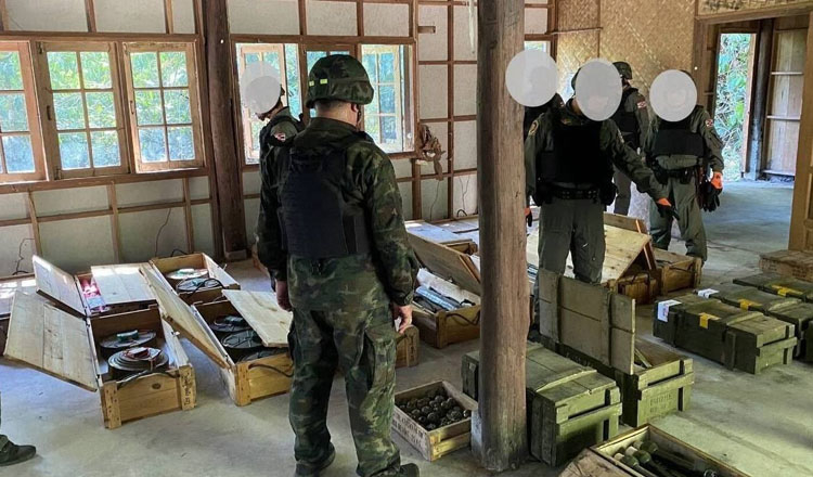 Thái Lan tuyên bố phát hiện kho vũ khí trong sòng bạc Campuchia