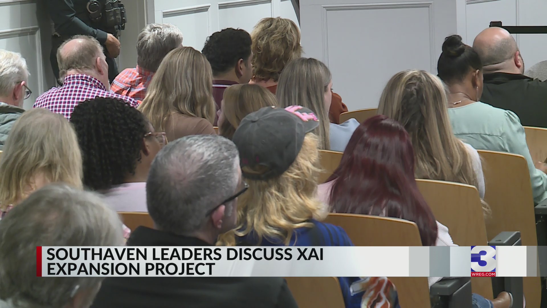 Man escorted out of Southaven xAI meeting