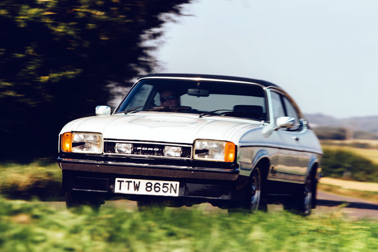 De unieke Ford Capri die ook een kunstwerk is