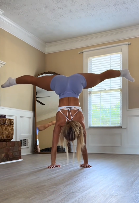 Zombie press handstand practice: calisthenics & handstand training