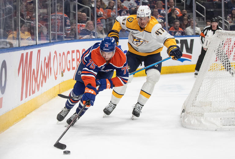 Connor McDavid has hat trick as Oilers beat Predators 6-2