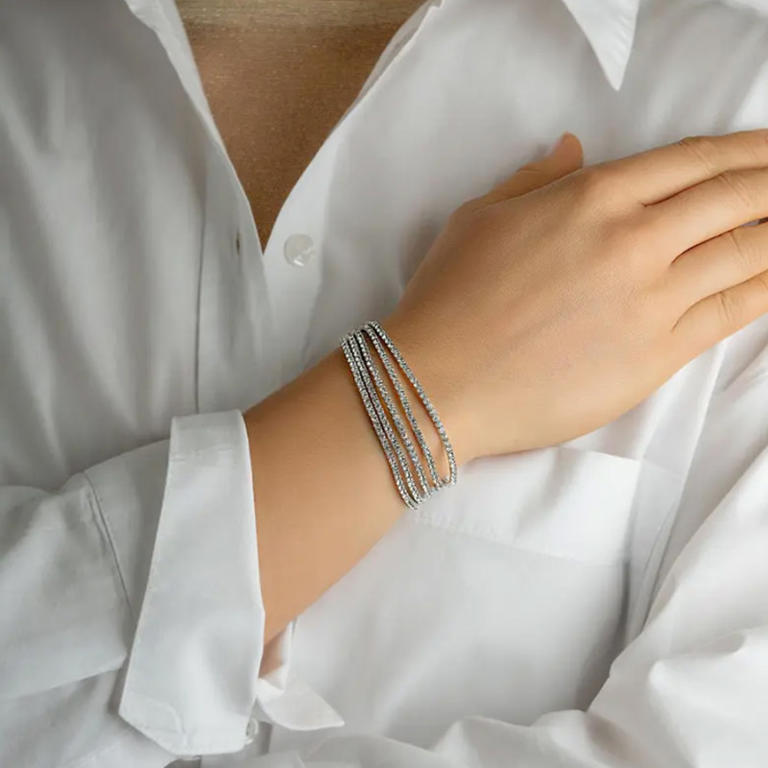 Nordstrom Rack has a 'gorgeous' 5-piece tennis bracelet set on sale for ...